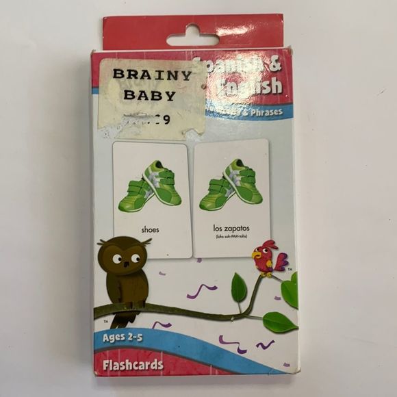 Brainy Baby | Games | Brainy Baby Spanish And English Flashcards | Poshmark